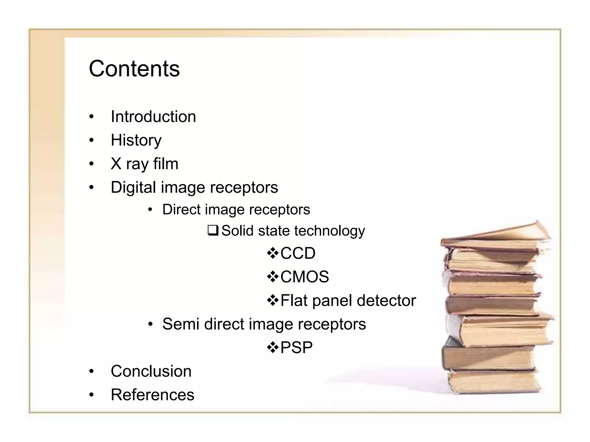 Image receptors in Dentistry | PPTX