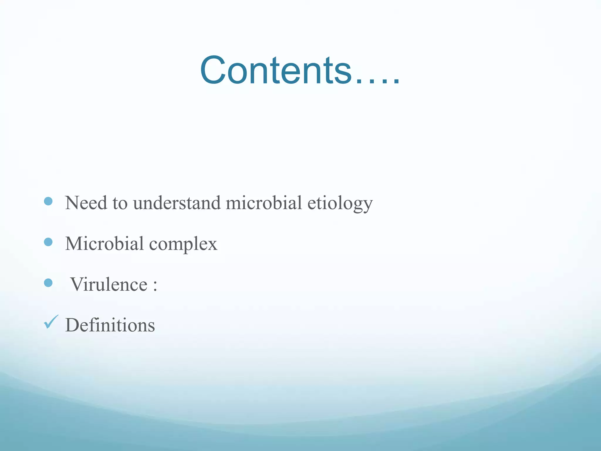 Bacterial Virulence Factors in Periodontology | PPTX