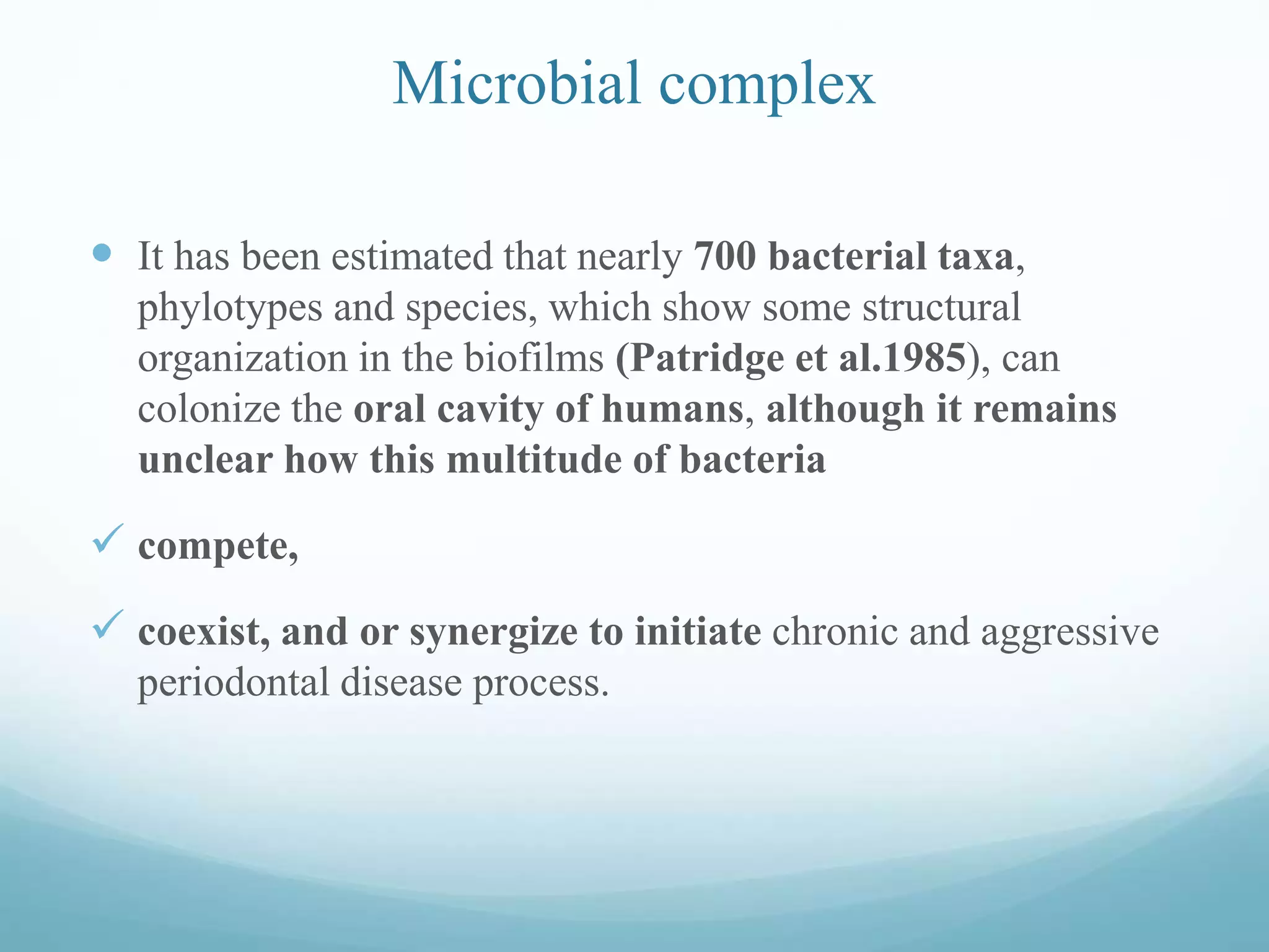 Bacterial Virulence Factors in Periodontology | PPTX
