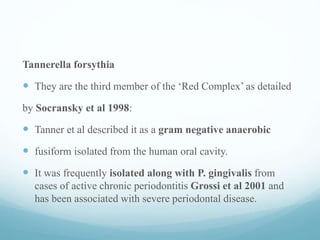 Bacterial Virulence Factors in Periodontology | PPTX