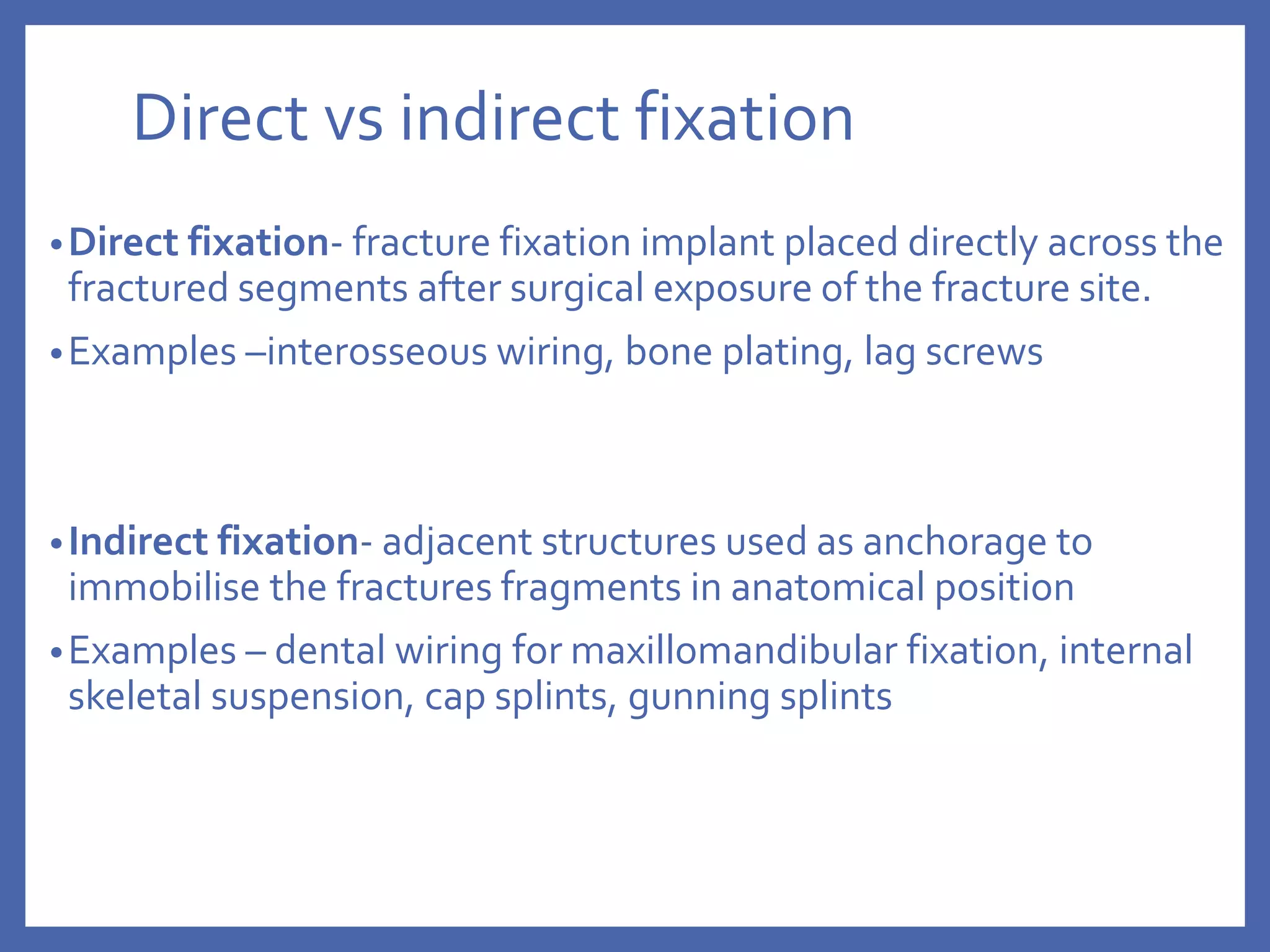 fixation systems in maxillofacial fractures | PPTX