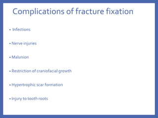 fixation systems in maxillofacial fractures | PPTX
