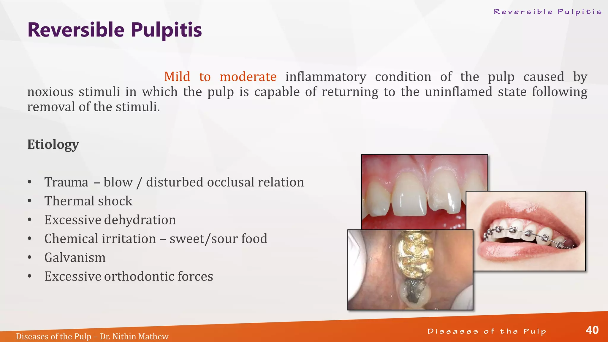 Diseases of the Pulp | PDF