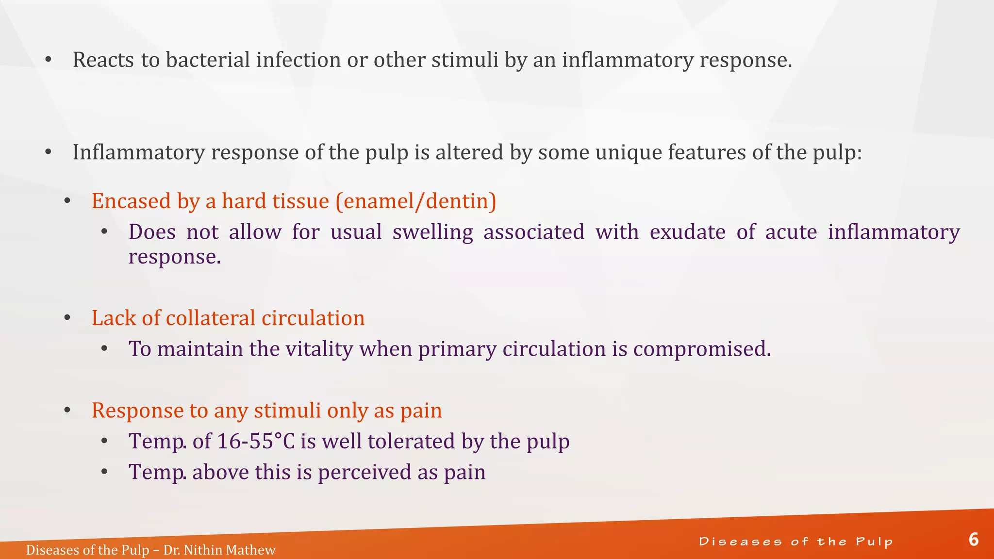 Diseases of the Pulp | PDF