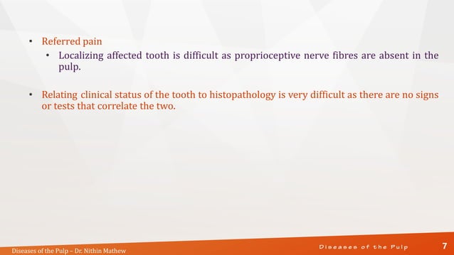Diseases of the Pulp | PDF
