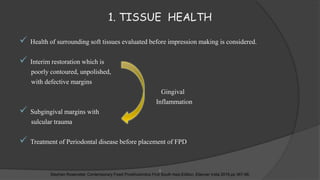 SOFT TISSUE MANAGEMENT IN FPD | PPTX
