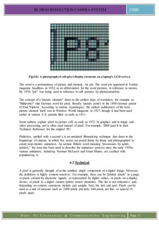 8k high resolution camera | DOCX