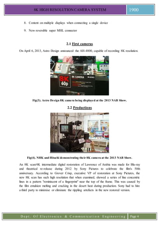 8k high resolution camera | PDF