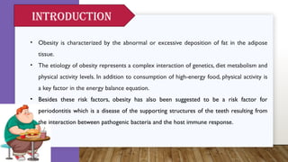 SEMINAR 8 Obesity and periodontal disease.pptx