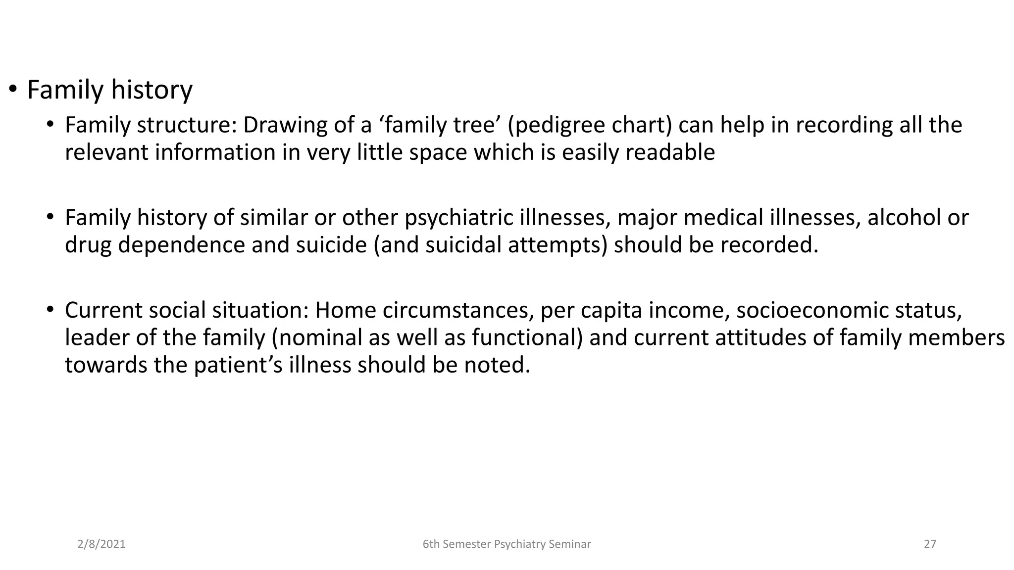 Psychiatric History and Mental State Examination (MSE) | PPT