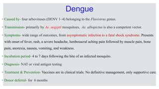 New Emerging Pathogens in blood and blood components transfusion | PPTX