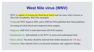 New Emerging Pathogens in blood and blood components transfusion | PPTX