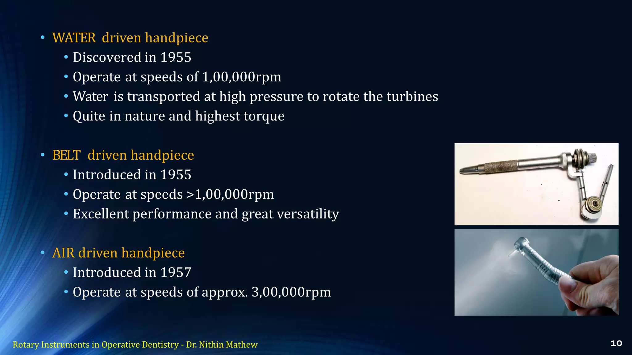 Rotary Instruments in Operative Dentistry | PDF