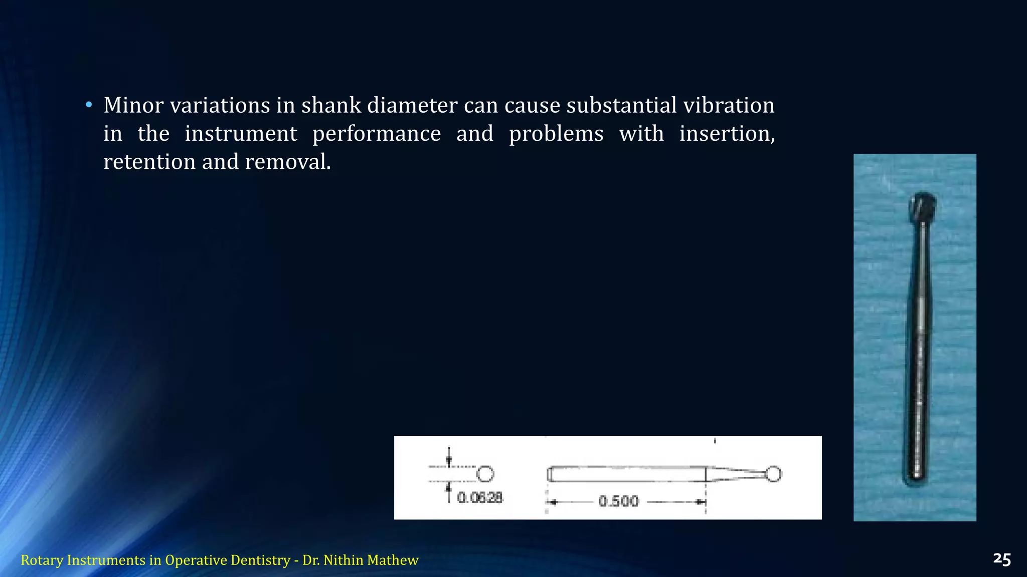 Rotary Instruments in Operative Dentistry | PDF