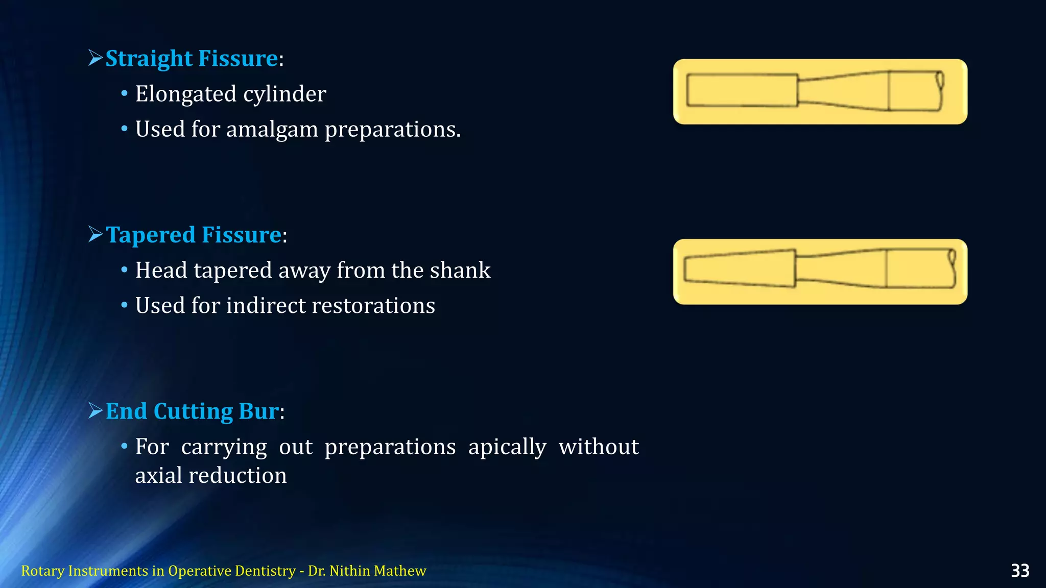 Rotary Instruments in Operative Dentistry | PDF