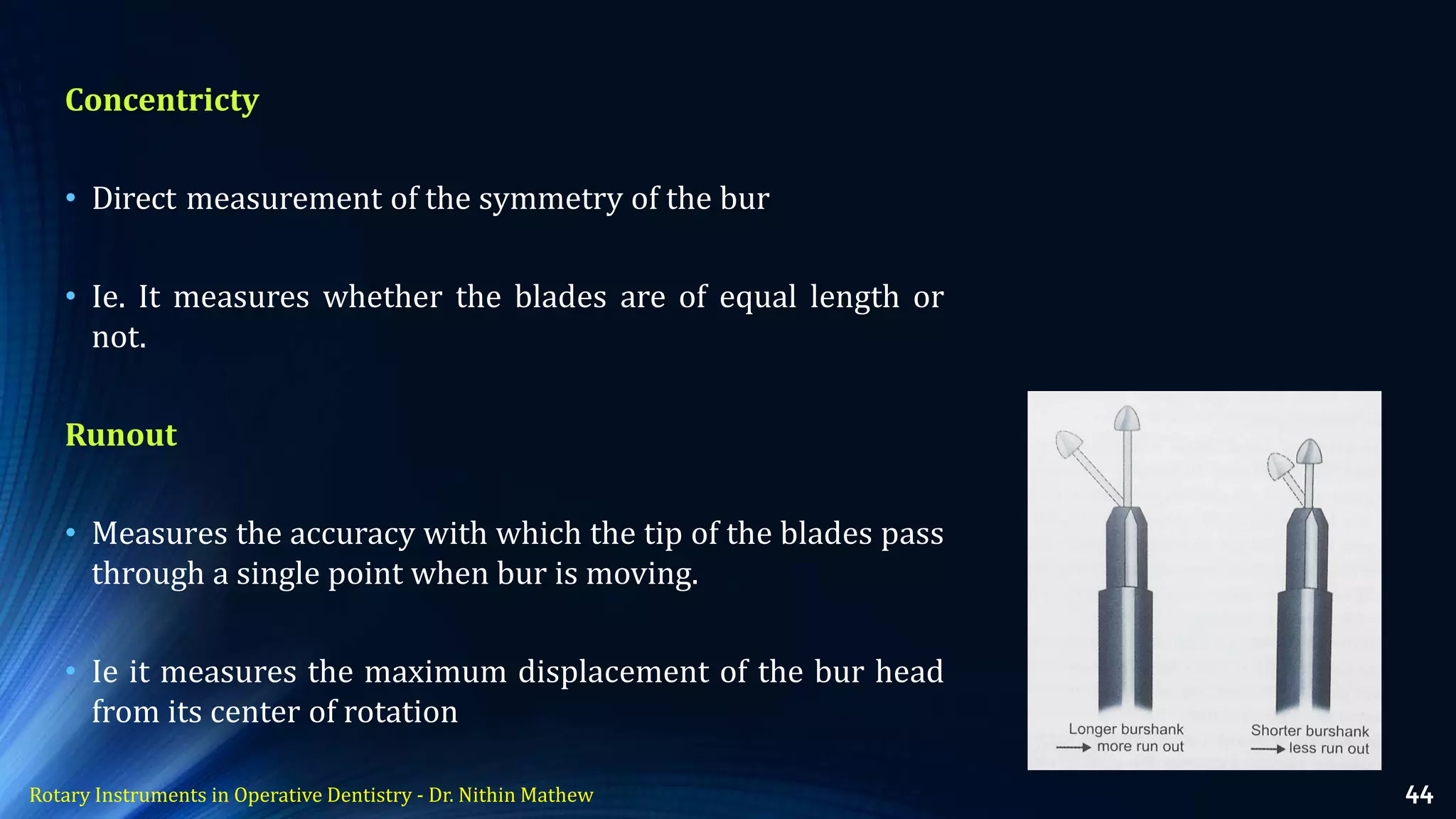 Rotary Instruments in Operative Dentistry | PDF