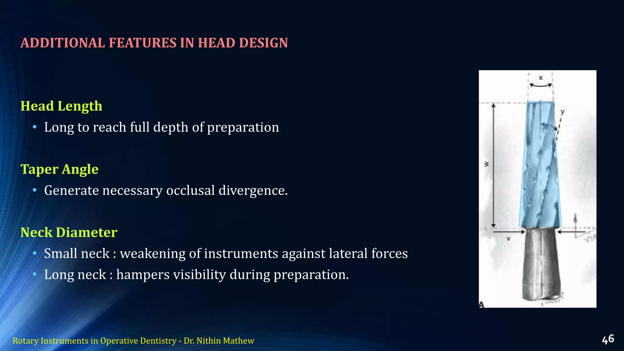 Rotary Instruments in Operative Dentistry | PDF