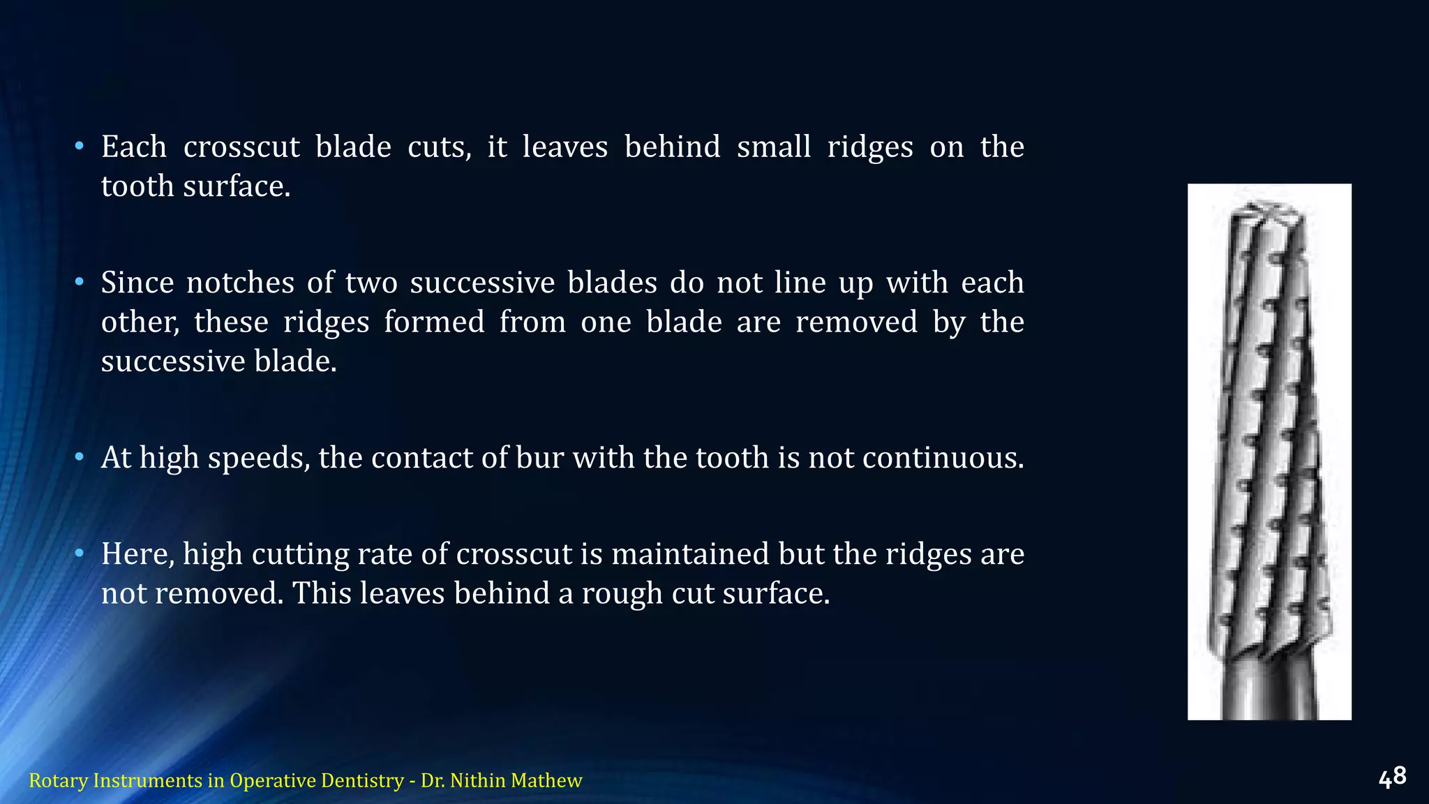 Rotary Instruments in Operative Dentistry | PDF