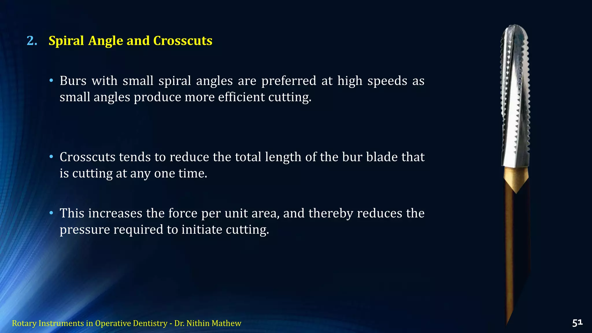 Rotary Instruments in Operative Dentistry | PDF