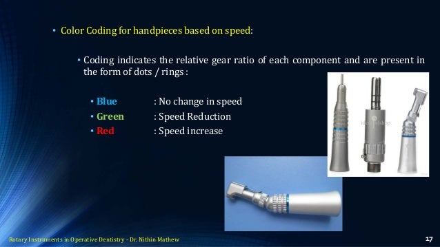 Rotary Instruments in Operative Dentistry