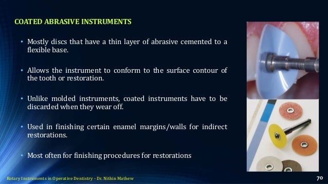 Rotary Instruments in Operative Dentistry