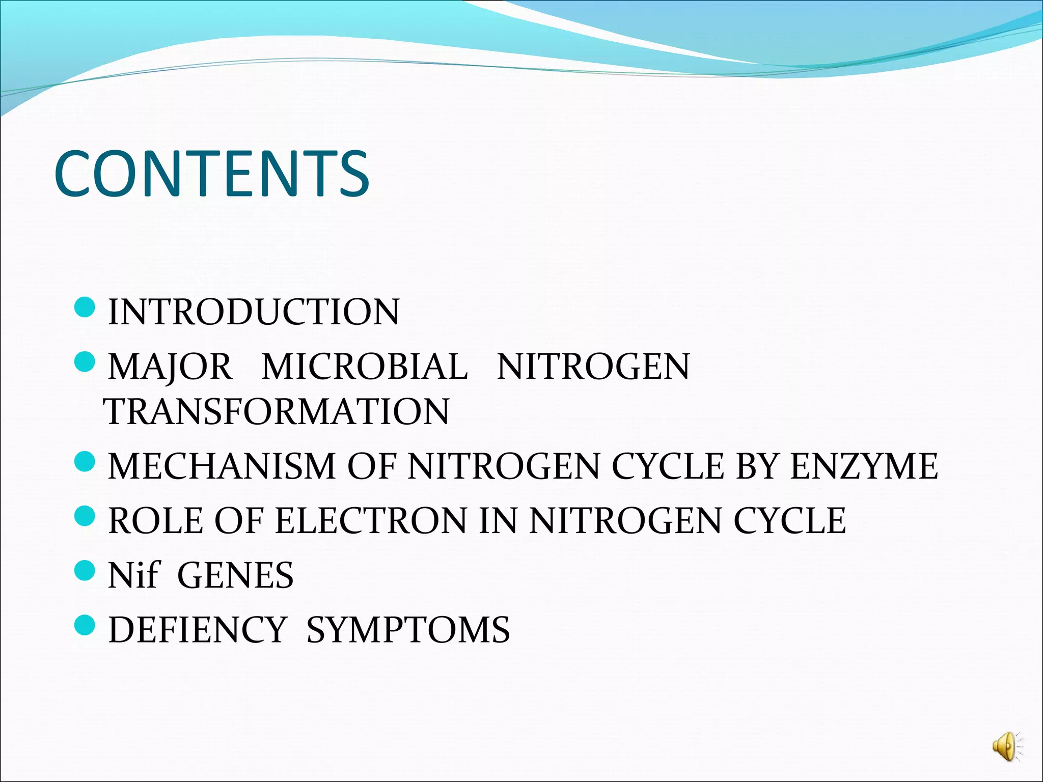 MICROORGANISMS AND NITROGEN CYCLE | PPT