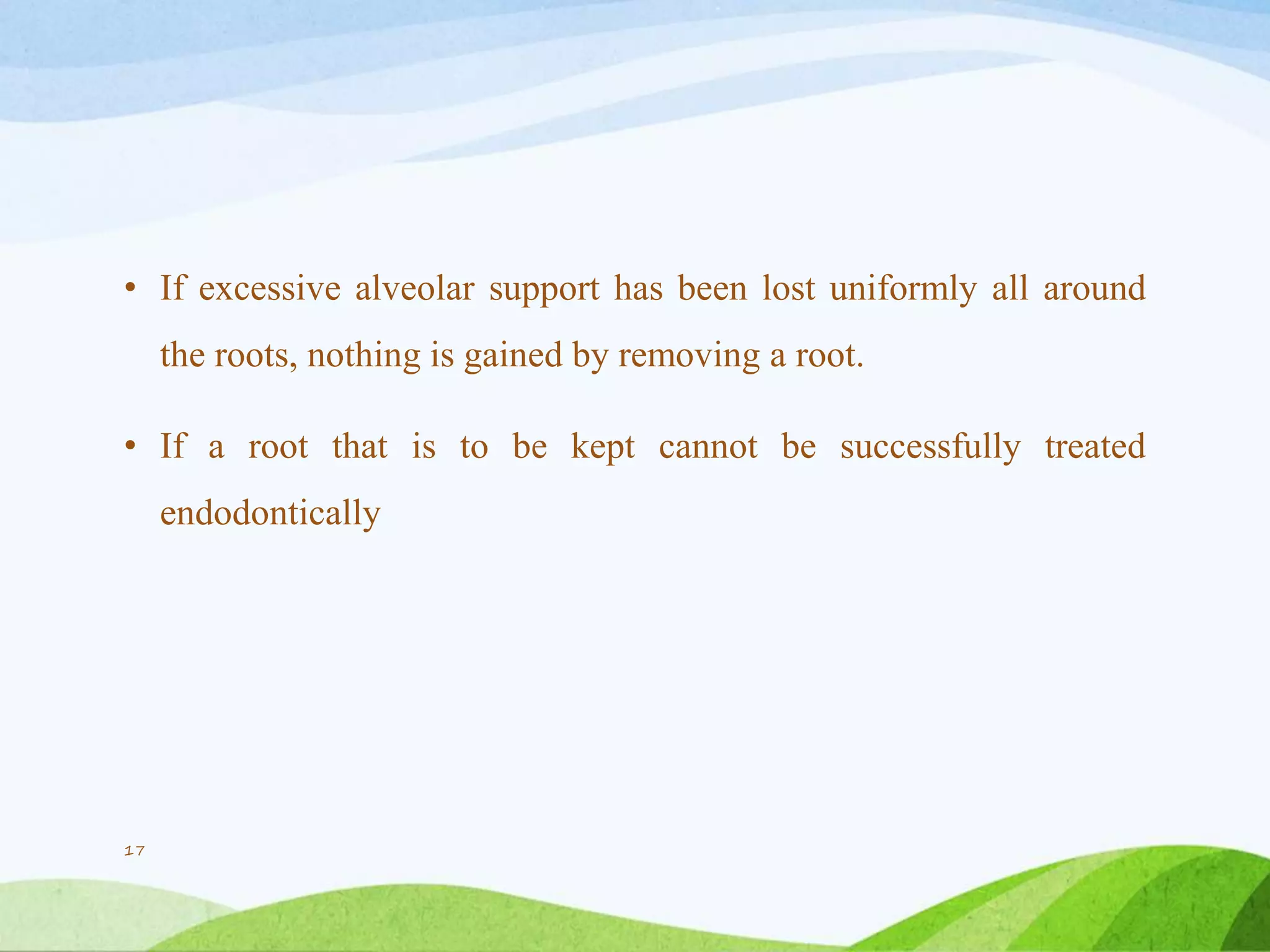 Preparation of periodontally weakened teeth | PPTX