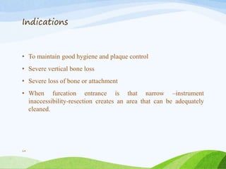 Preparation of periodontally weakened teeth | PPTX