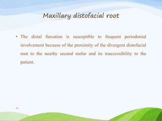 Preparation of periodontally weakened teeth | PPTX