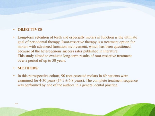 Preparation of periodontally weakened teeth | PPTX | Dental Health ...