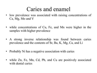Details of Trace elements in oral health | PPTX