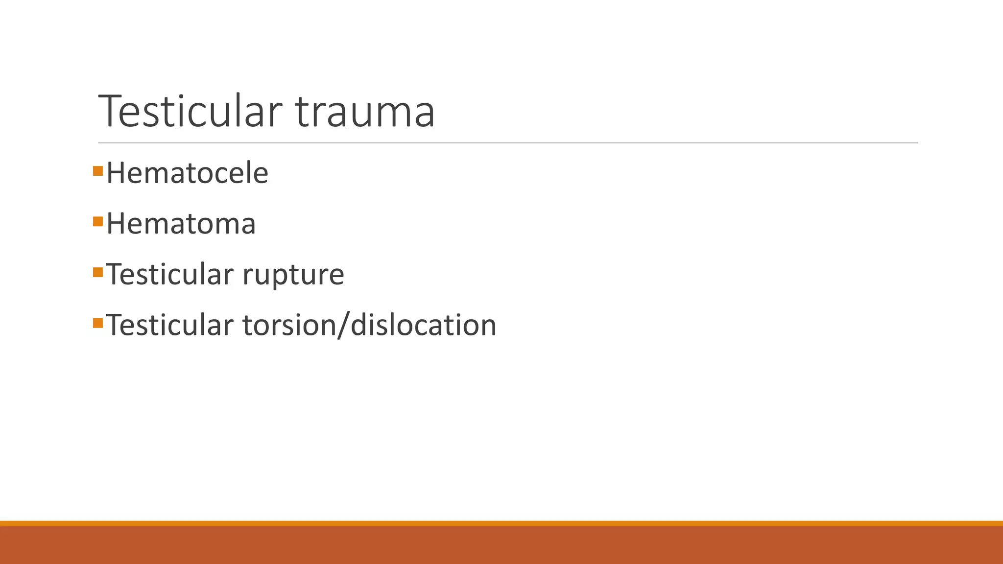 Acute Scrotum | PPTX