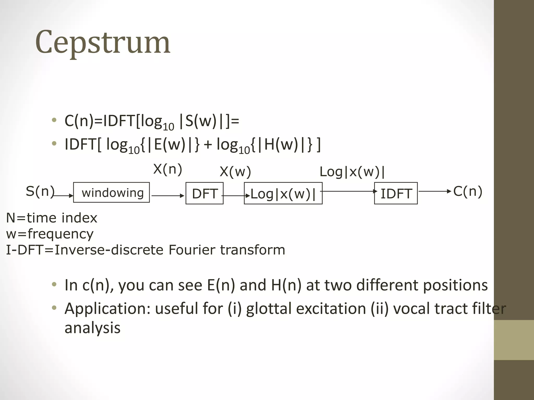 Speech Signal Processing | PPTX
