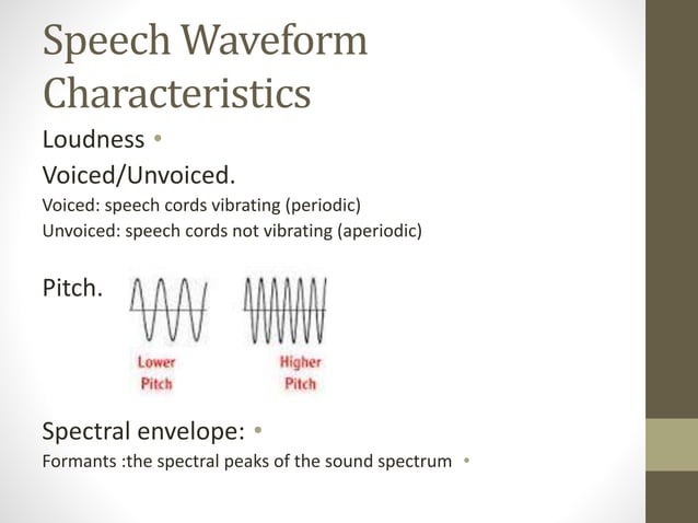 Speech Signal Processing | PPTX | Digital Audio | Computer Software and ...
