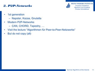 Seminar algorithms of web | PPT