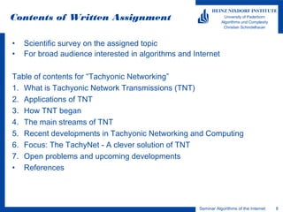 Seminar algorithms of web | PPT