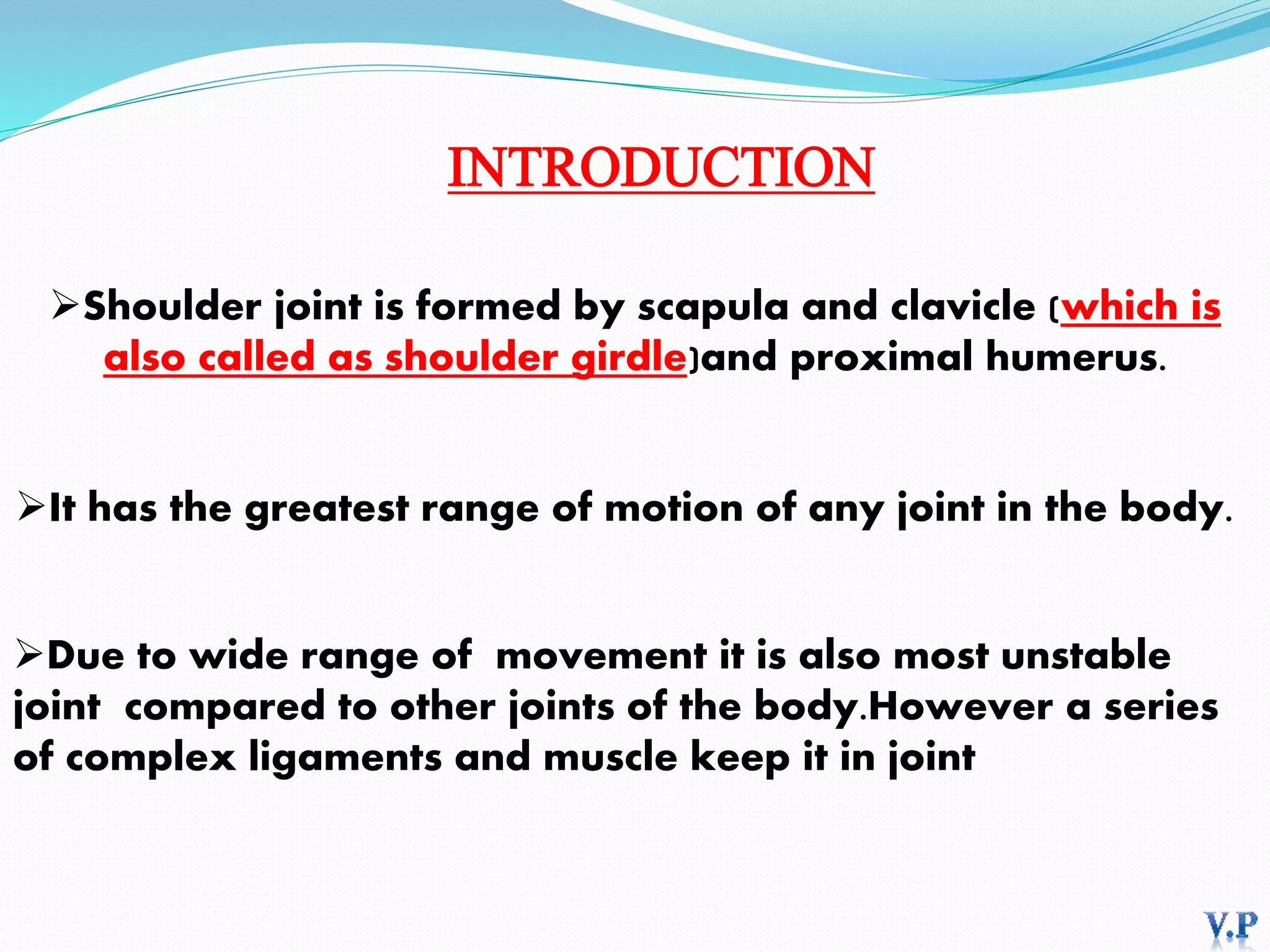 Anatomy of shoulder joint | PPTX