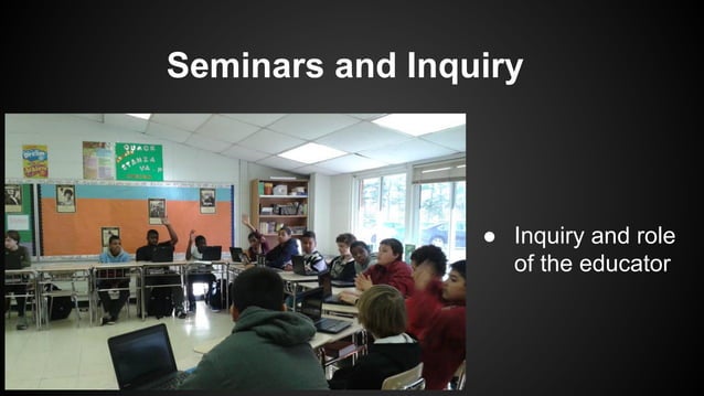 Seminars and Inquiry-based Learning in an Autonomous Learning ...