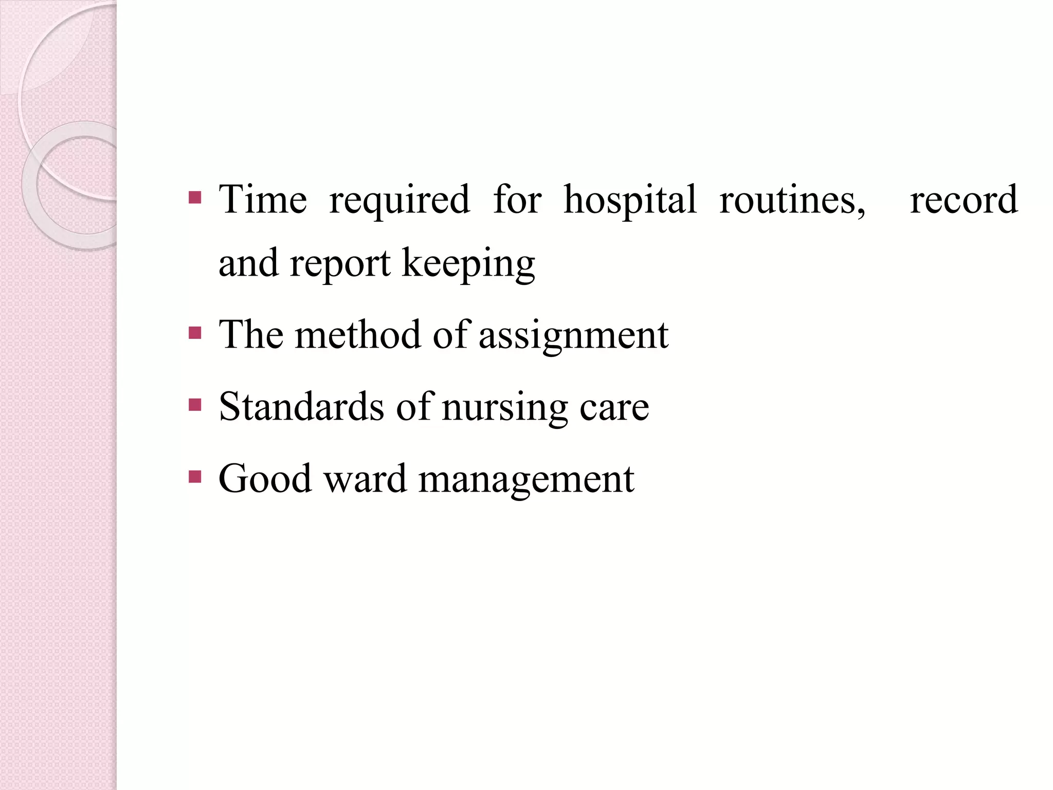 quality of nursing care and services | PPTX