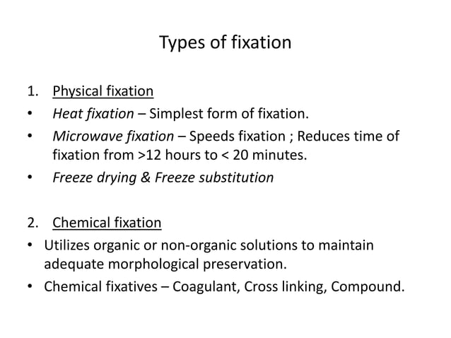 Fixatives | PPTX