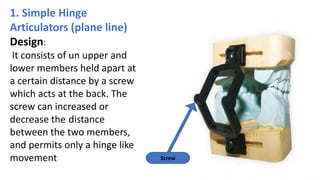 Dental articulators | PPTX