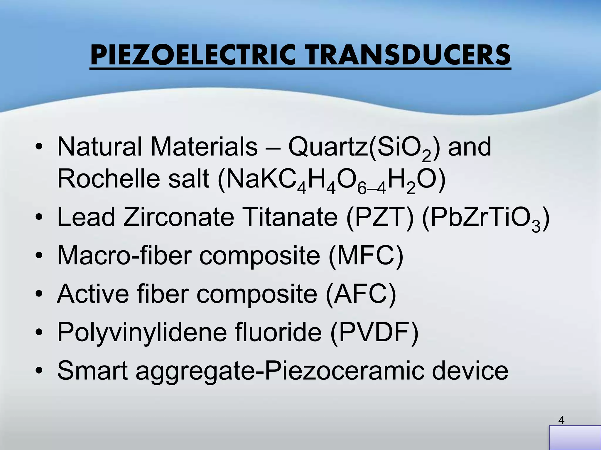 Piezoelectric Transducer for Assessing And Monitoring Civil ...