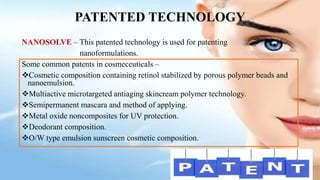 Nanocosmeceuticals | PPTX