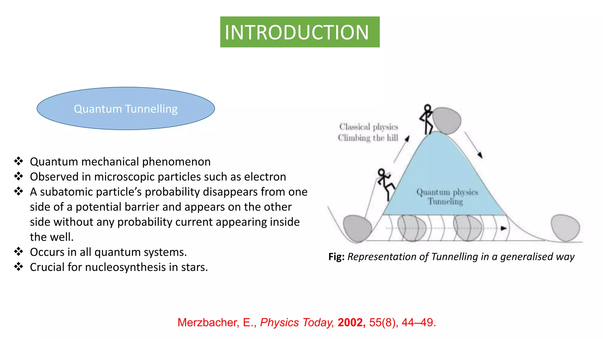 Quantum Tunnelling | PPTX