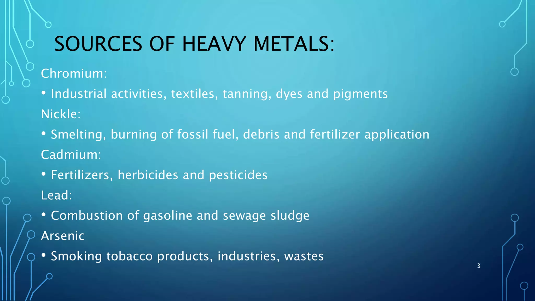 Heavy metal accumulation in sunflower | PPTX