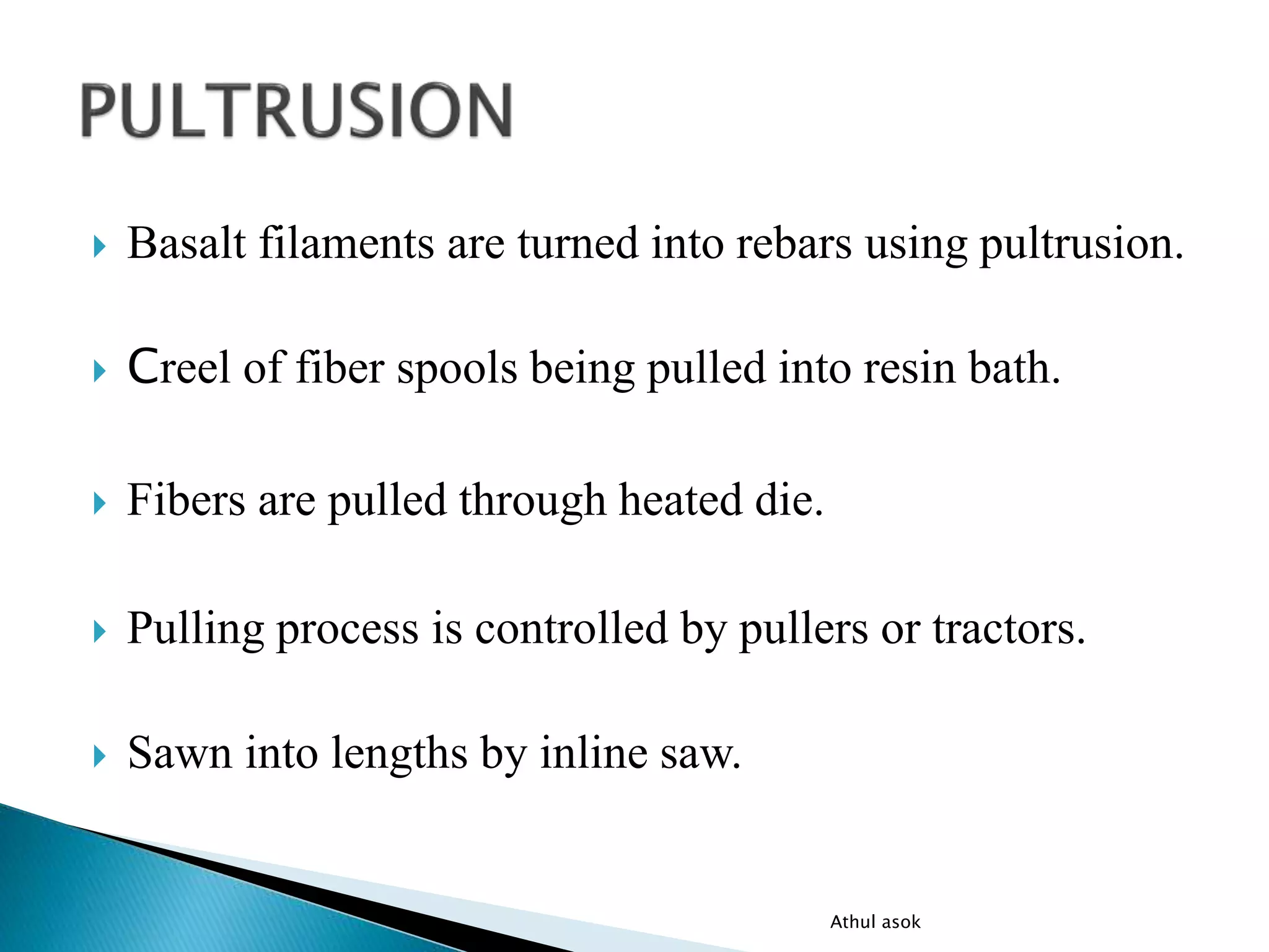 Seminar basalt fiber rebars | PPTX