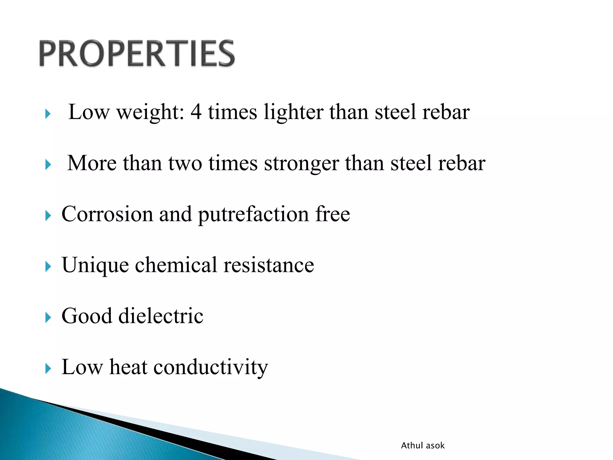 Seminar basalt fiber rebars | PPTX