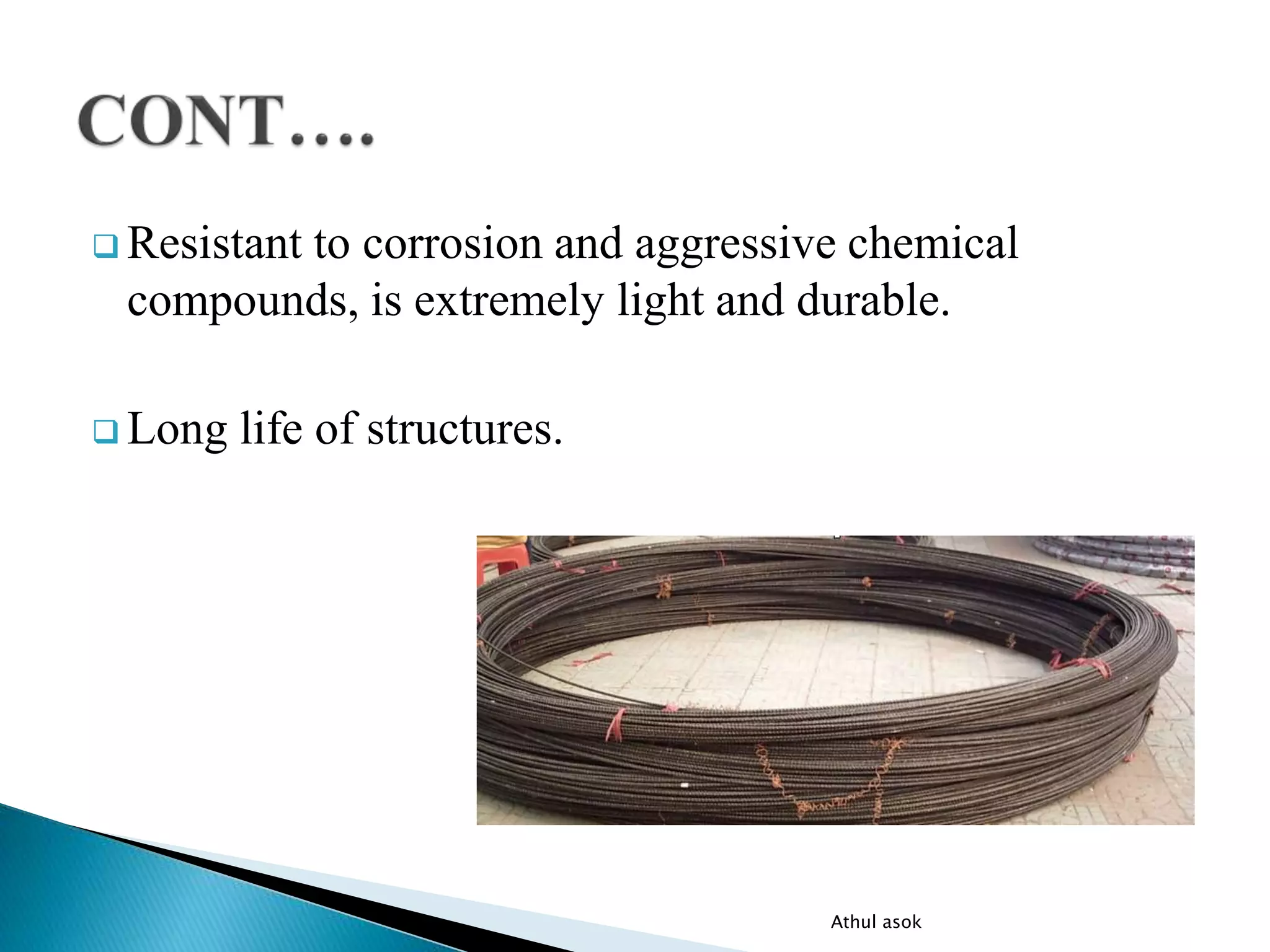 Seminar basalt fiber rebars | PPTX