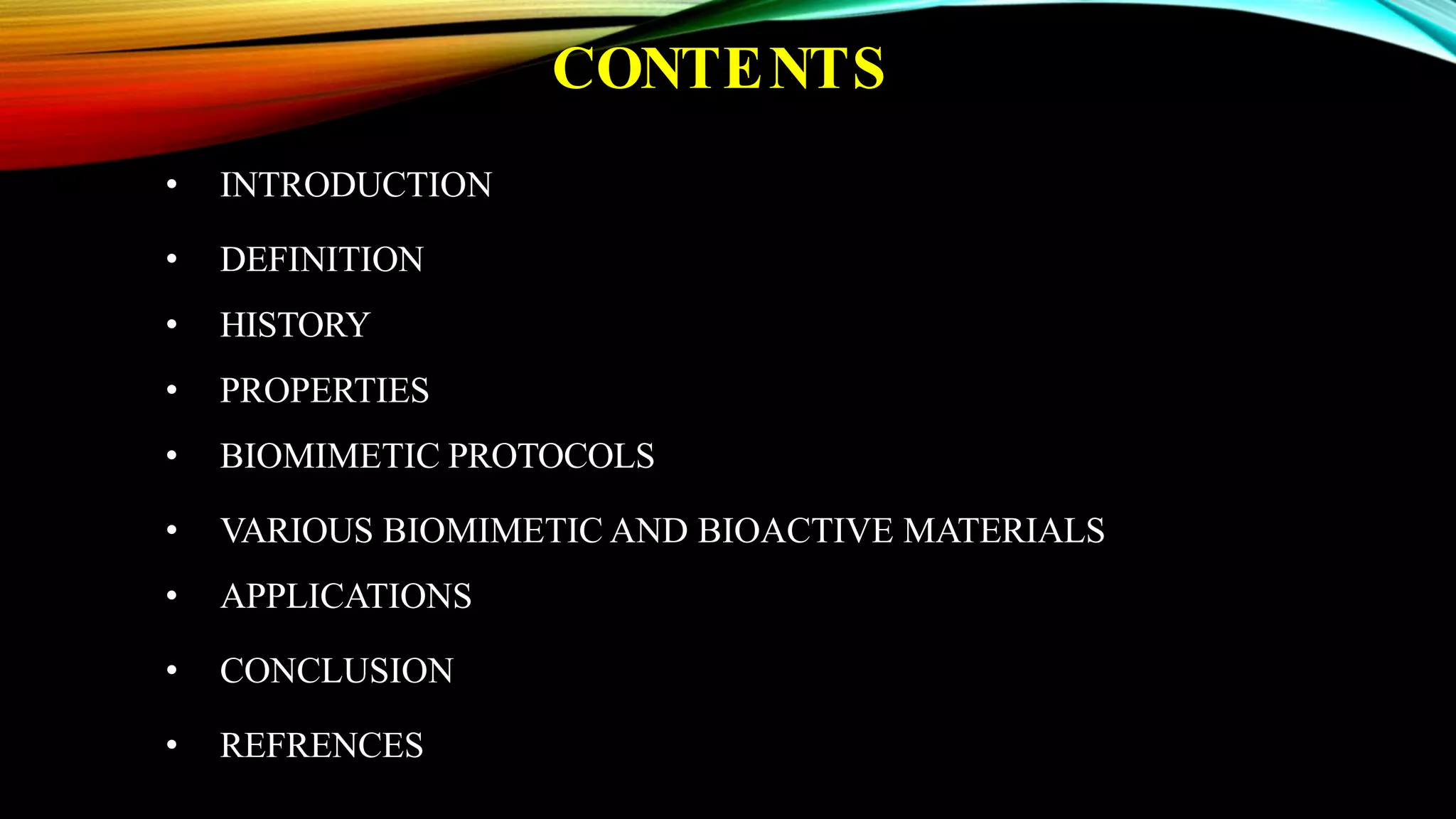 BIOMIMETIC RESTORATIVE MATERIAL | PPTX