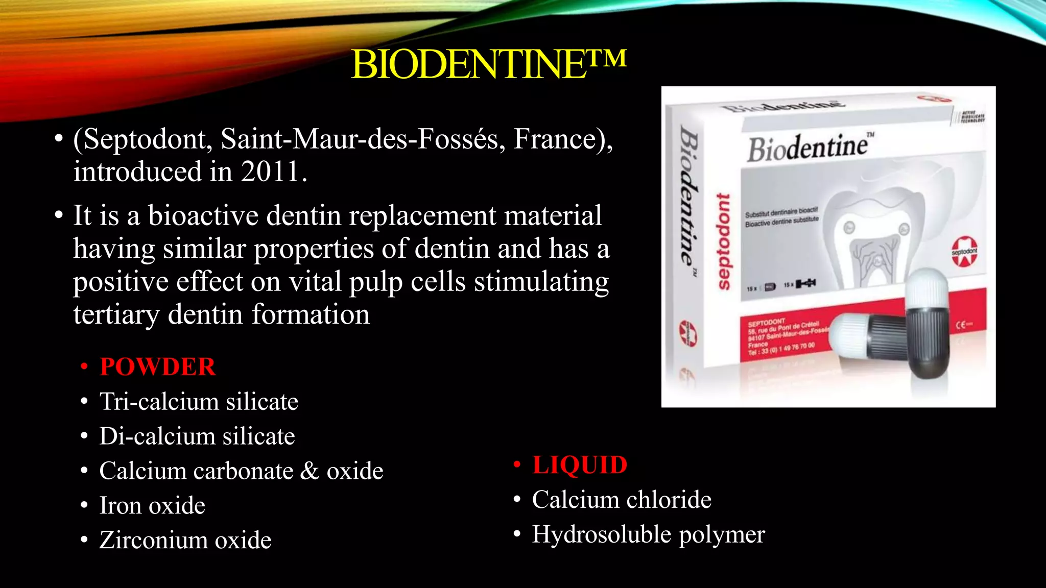 BIOMIMETIC RESTORATIVE MATERIAL | PPTX